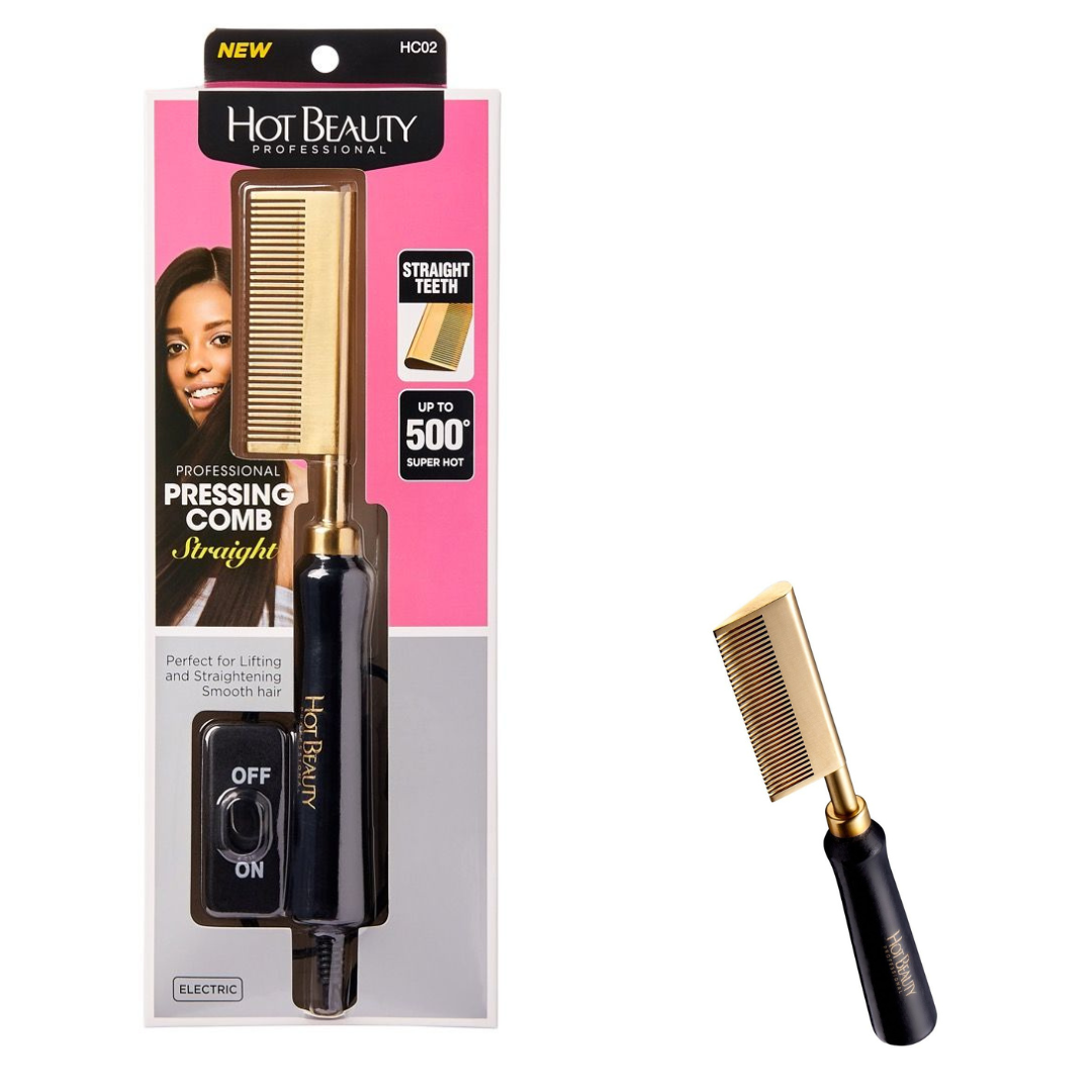 HB STRAIGHT HOT COMB – Orange Beauty