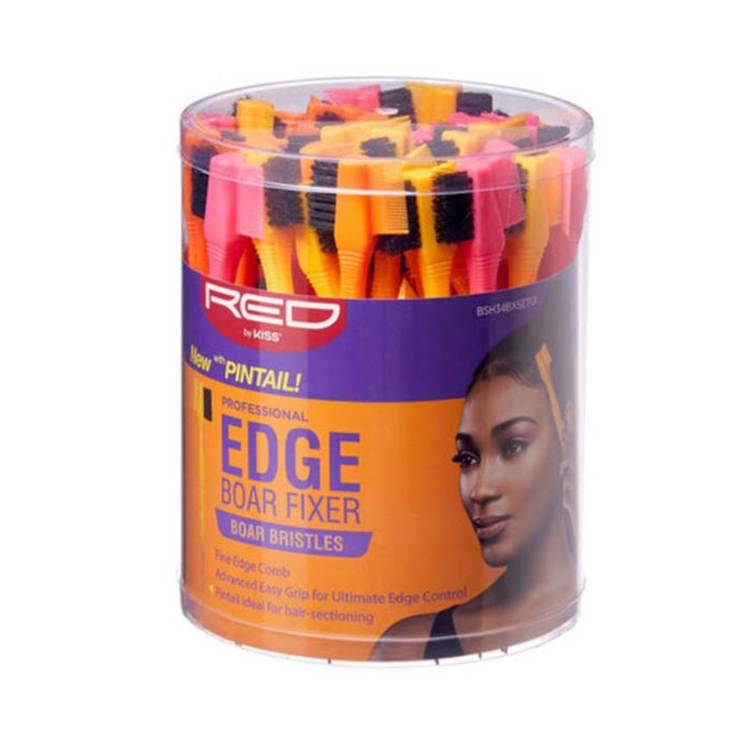 (HH78J) RED PROF. EDGE BOAR BSH PIN. 48 – Orange Beauty